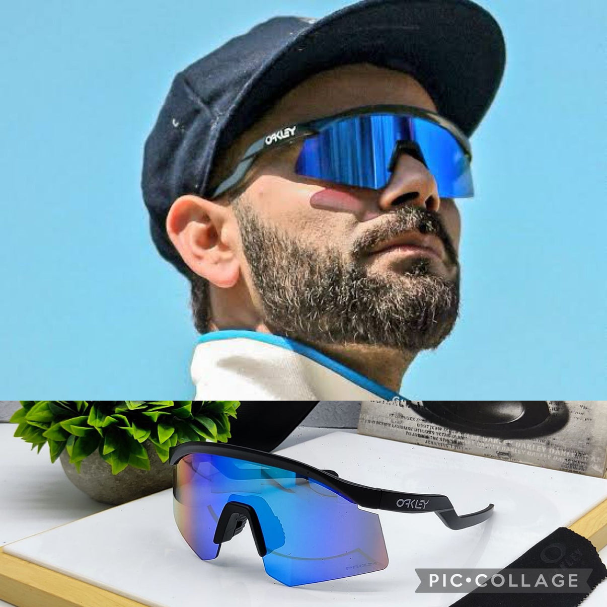 hydra UV protected Sport Sunglasses black blue – Luxury eyeglasses